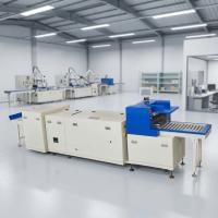 China HX480P Integrated Stitching Trimming Line Servo Driven Heavy Duty 2800 CPH for sale