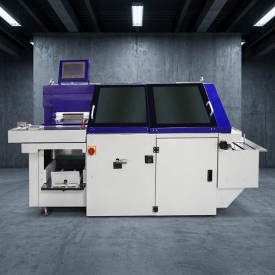 China HX500PB1 Integrated Machine For Clamping Gluing Cover Creasing Nipping Processes for sale