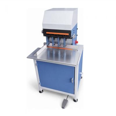 China HXPD280 Four Head Paper Drilling Machine With Pneumatic Drive And 3-10mm Bits For Document Stacks for sale
