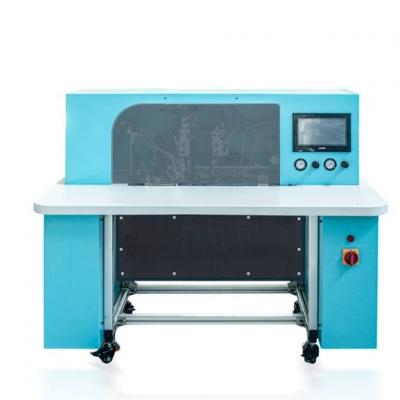 China HX18B Semi Auto Notebook Elastic Band Fixing Machine Providing Elastic Band Fixing for Notebook Covers with Minimal Labor for sale