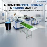 China Auto Spiral Binder with Separate Cover Inner Paper Punching for Stationery Products for sale