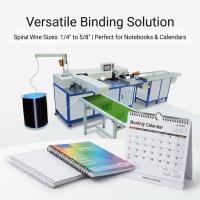 China Full Automatic Spiral Binding Line with Auto Collecting High Speed Stable Operation for sale