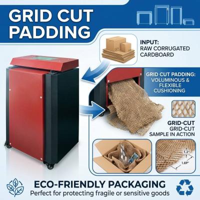 China Durable Cutting Cardboard Shredder Running At 12 Meters Per Minute Constant Speed for sale