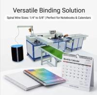 China Automatic Spiral Forming Punching Binding Machine for Continuous Workflow Automatic Spiral Forming Punching and Binding Stationery Equipment for sale
