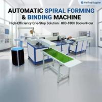 China Automatic Spiral Forming Punching Binding Machine for Continuous Workflow Automatic Spiral Forming Punching and Binding Stationery Equipment for sale