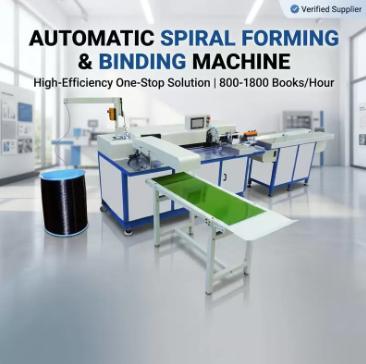 China Automatic Spiral Wire Binding Production Machine for sale
