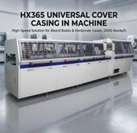 China HX365 Universal Cover Casing In Machine Suitable for Various Book Sizes and Types Ensuring Uniform Cover Attachment Every Time for sale