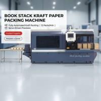 China Heavy Duty Book Stack Kraft Wrapper with Quick Changeover for Different Job Sizes for sale