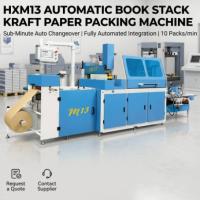 China Automated Kraft Paper Packing Equipment for Standard Size Book Stack Batch Processing for sale