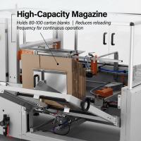 China HXP40E Automatic Carton Forming Bottom Sealer For Auto Box Unfolding Folding And Tape Sealing Work for sale