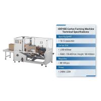 China Industrial Carton Bottom Sealing Equipment Running Up To 12 Cartons Per Minute Steadily for sale