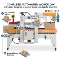 China Double Column Structural Carton Sealing System for Post Packaging Shipment Preparation for sale