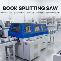 China High Output Book Splitting Saw Boosting Capacity For Two-Up Book Binding Production Lines for sale