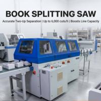 China Precision Book Block Splitting Saw Optimizing Two-Up Perfect And Hardcover Manufacturing for sale