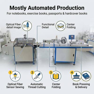China Inward Folding Thread Sewing Machine Completing Sewing Cutting Pressing And Discharging Automatically for sale