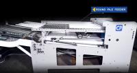 China High Speed Round Pile Folding Machine with Non Stop Round Pile Feeder for sale