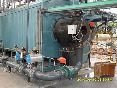China Hydrogen Burner System with Nitrogen Safety Purging for Chemical Industry Applications - 10T Steam Boiler Capacity for sale