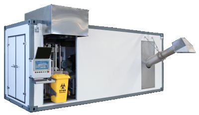 China 115KW Medical Waste Disposal Machine Systems for sale