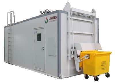 China Chemotherapy Medical Waste Shredder Disposal Machine Unit 300kg/h for sale