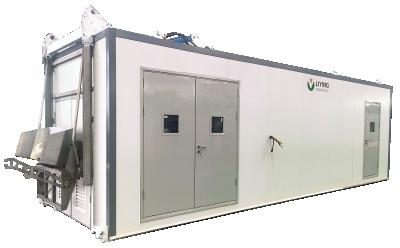 China Shredded Medical Waste Disposal Machine Pharma Waste Integration System for sale