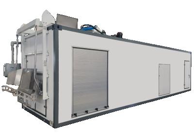 China Bio Pathological Medical Waste Disposal Machine Treatment System With Shredder 186KW for sale