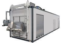 China Bio Medical Waste Shredder Sterilizer Disposal Machine 186KW 800kg/H for sale