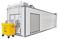 China Shredded Biomedical Waste Management Machine Disposal Plant Customized for sale