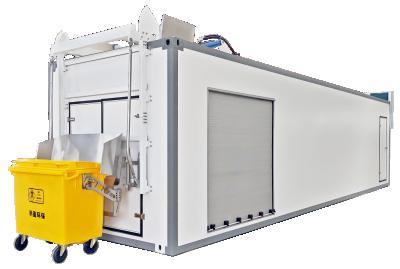 China Shredded Biomedical Waste Management Machine Disposal Plant Customized for sale