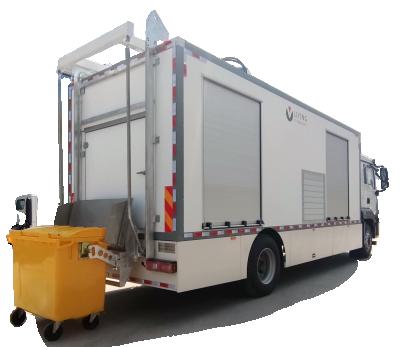 China Solid Medical Hazardous Waste Truck Treatment Vehicle Sterilization Truck for sale
