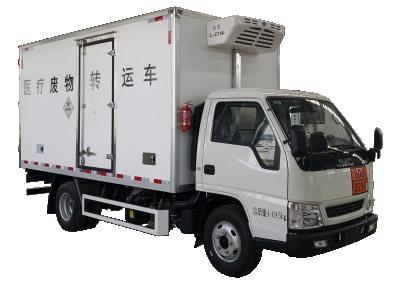 China Single Door Biomedical Hazardous Waste Transport Vehicle Trucking Companies for sale