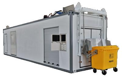 China IoT Centralized Bio Medical Waste Shredder Disposal Machine Plant for sale