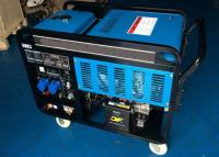 China Blue 300A  Sound Level 70dB Portable Diesel Generator With LCD Screen for sale