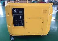 China Yellow 6kva Small Portable Generators Electric Genset 3000rpm 3600rpm for sale