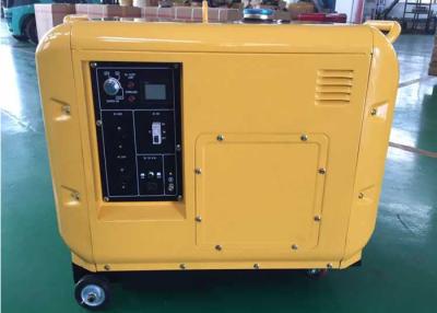 China Yellow 6kva Small Portable Generators Electric Genset 3000rpm 3600rpm for sale