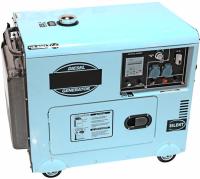 China Mobile Silent Diesel Generator Portable Electric Generator 6kv Hand Start for sale