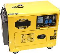 China 5 KW AC Three Phase Portable Diesel Generators Set With ATS Wheels for sale