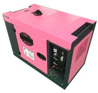 China 10A Small Portable Electric Generator 5kw 6kw Genset With Wheels for sale