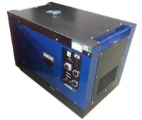 China Soundproof  Air Cooled Portable Diesel Generator Set 5kva 6kva with wheels for sale