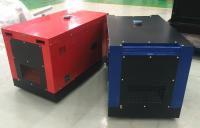 China Soundproof  Air Cooled Portable Diesel Generator Set 5kva 6kva with wheels for sale