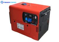 China AC Single Phase 220V Small Portable Diesel Generator 6kva Silent Genset 50HZ 60HZ for sale