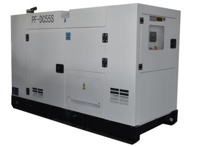 China Silent Type White Cummins Diesel Generators Standby Power Solution 50HZ / 60HZ for sale