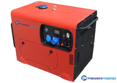 China Electric Start Home Backup Small Portable Generators With Wheels 3 Phase 5KW 220V for sale
