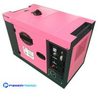 China 3 kva - 7kva Diesel Engine Small Portable Generators Movable With Wheels for sale