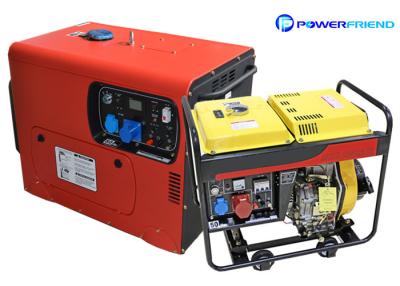 China Air cooled diesel engine generator 3 phase small power genset 5kw for sale