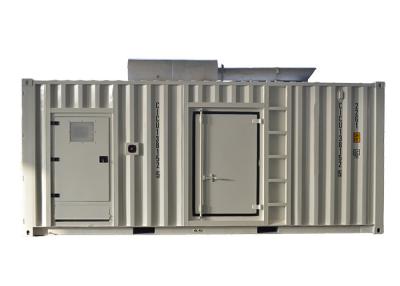 China 12 Cylinder Water Cooling Container Diesel Generator Set 1200kw 1500kva Low Noise for sale