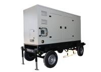 China Trailer Mounted 80kw 100kva Diesel Power Generator , Silent Diesel Gensets for sale
