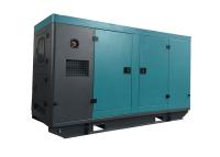 China White Water Cooled Silent Cummins Diesel Generator 240 L Fuel Tank Capacity for sale