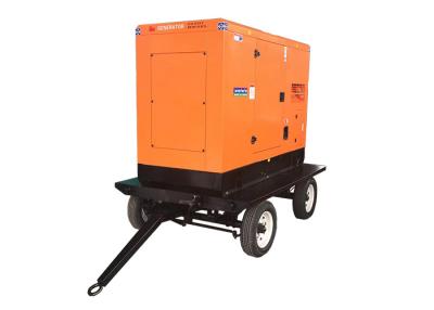China Mobile Power 80kw 100kva Cummins Diesel Generators , Trailer Mounted Generator for sale