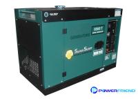 China Silent Portable Small  Generator3kva To 7kva , Quiet Diesel Generator for sale