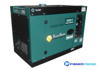 China AC Single Phase 220V Small Portable Generators With Wheels Diesel Genset 5kva for sale